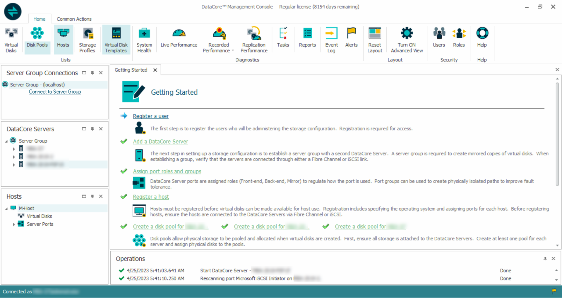 Getting Started with DataCore SANsymphony