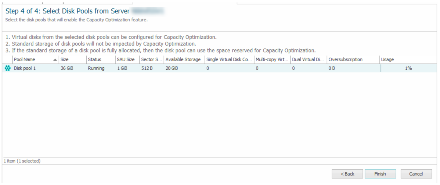 Enabling Capacity Optimization (Inline Deduplication and Compression)