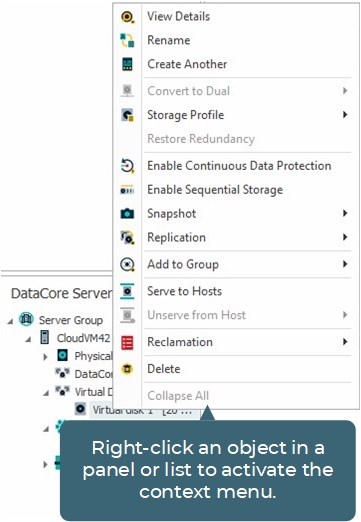 DataCore Management Console