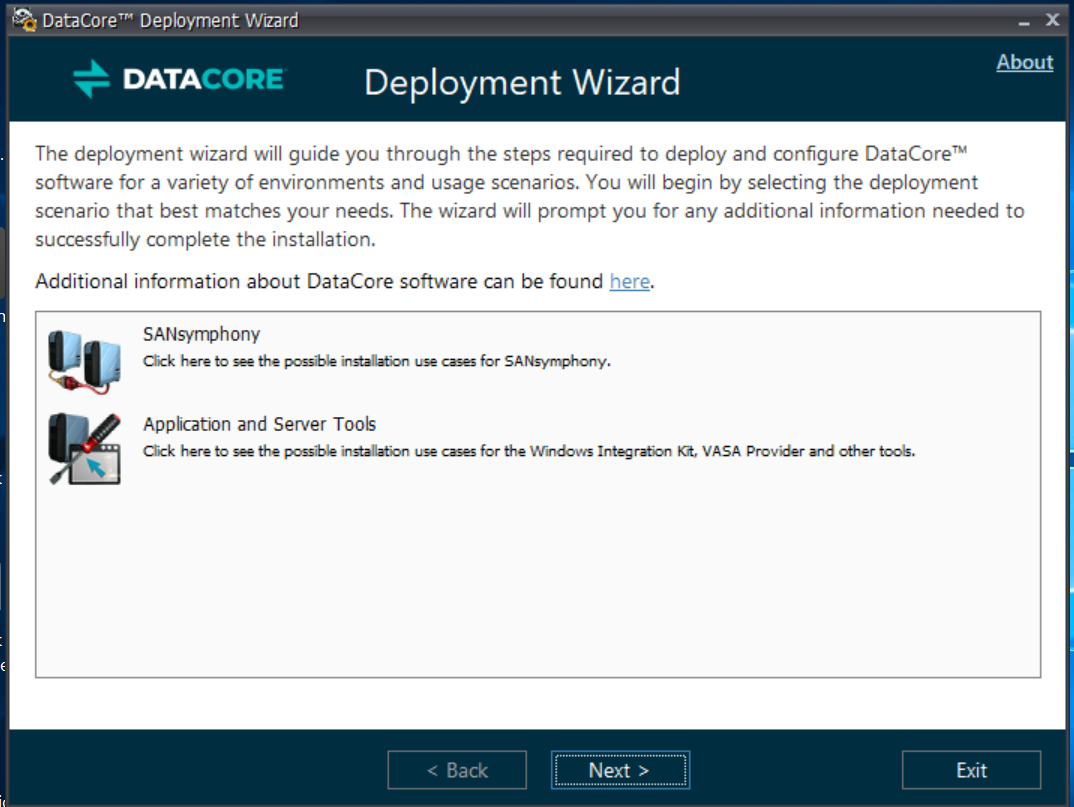 DataCore Deployment Wizard