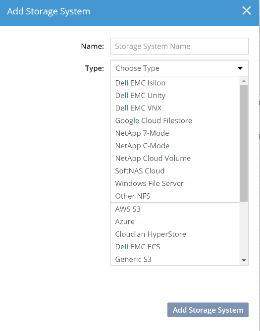 Adding Storage Systems and Volumes